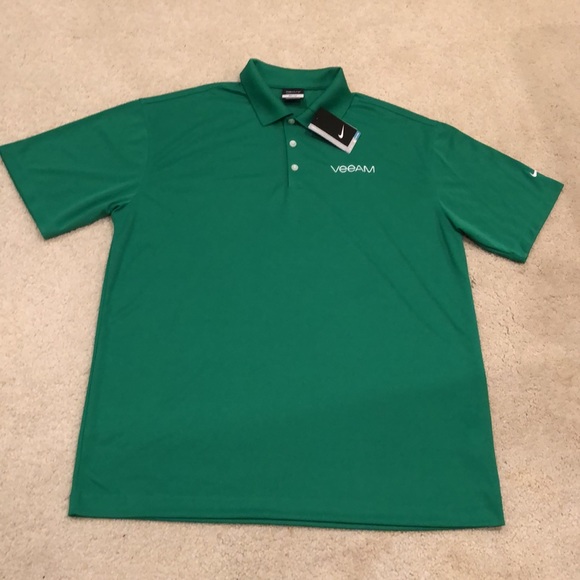 Nikegolf | Shirts | Nwt Nikegolf Drifit Veem Loge Kelly Green Polo ...